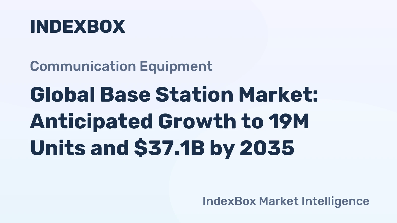 Global Base Station Market: Anticipated Growth to 19M Units and $37.1B by 2035