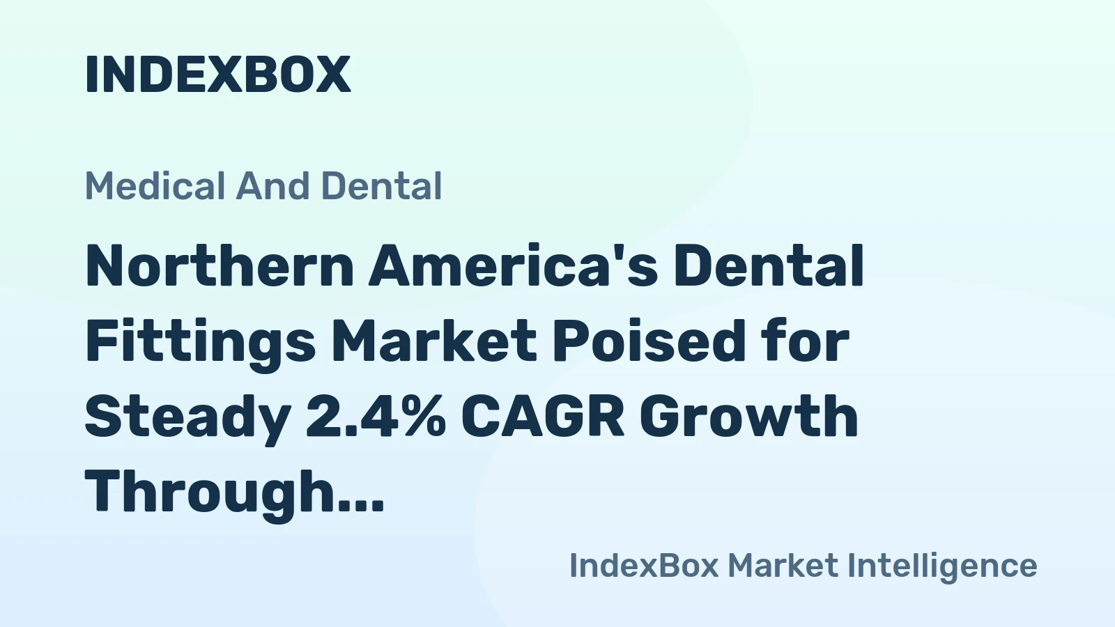 Northern America's Dental Fittings Market Poised for Steady 2.4% CAGR Growth Through 2035