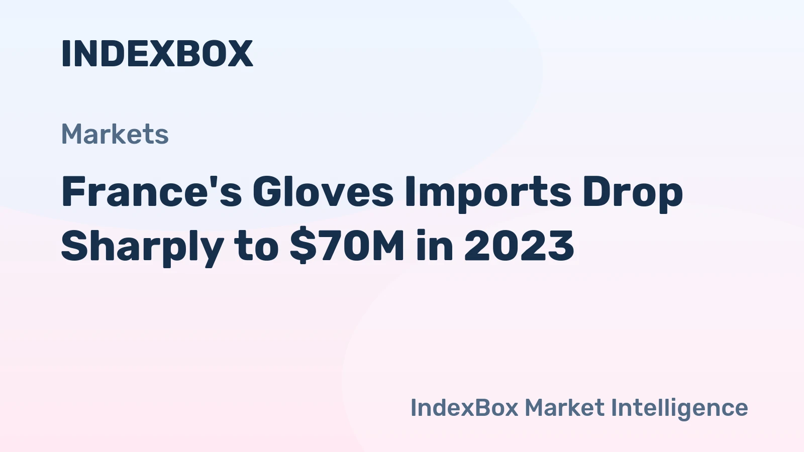France's Gloves Imports Drop Sharply to $70M in 2023