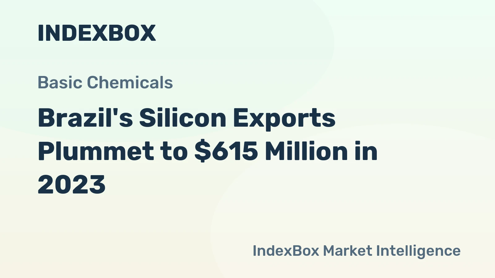 Brazil's Silicon Exports Plummet to $615 Million in 2023
