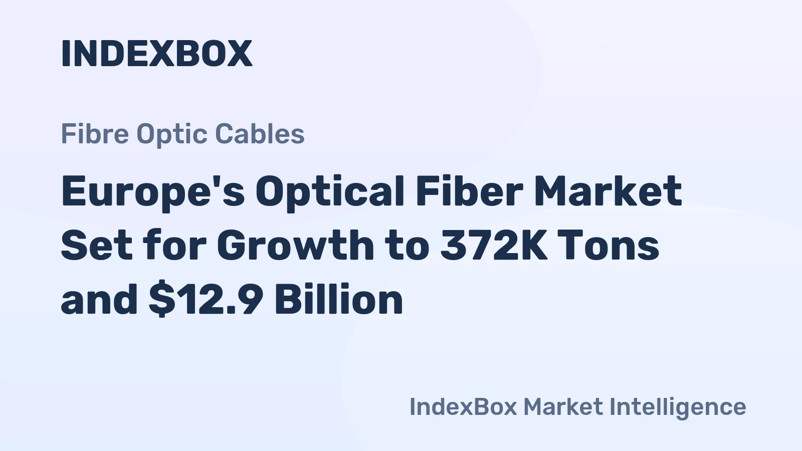 Europe's Optical Fiber Market Set for Growth to 372K Tons and $12.9 Billion