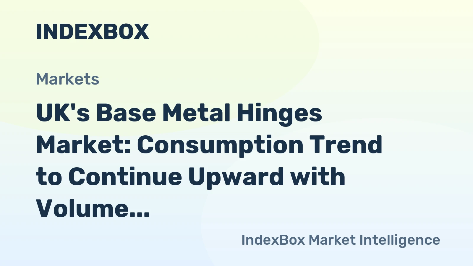 UK's Base Metal Hinges Market: Consumption Trend to Continue Upward with Volume Reaching 41K Tons by 2035, Value to Reach $426M