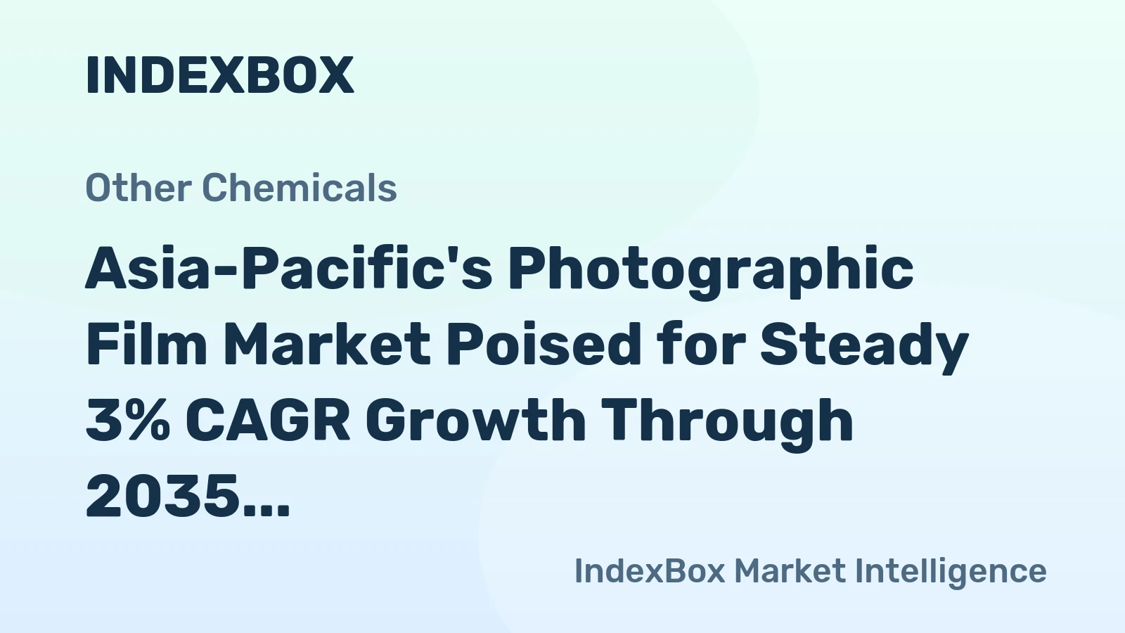 Asia-Pacific's Photographic Film Market Poised for Steady 3% CAGR Growth Through 2035