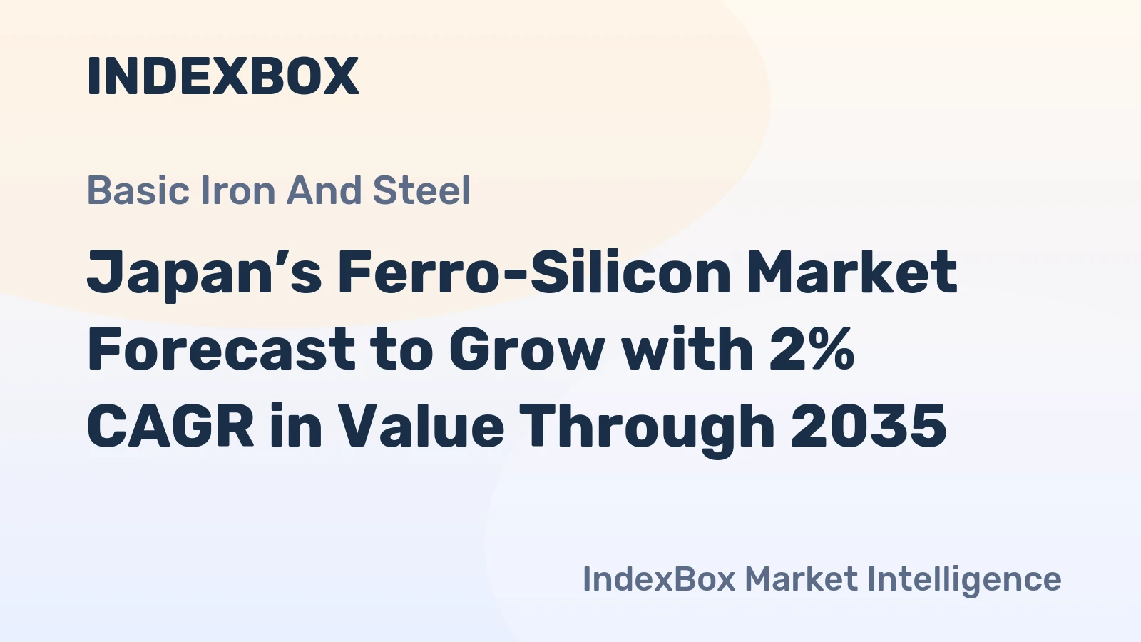 Japan’s Ferro-Silicon Market Forecast to Grow with 2% CAGR in Value Through 2035