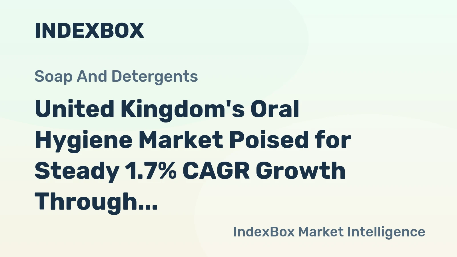 United Kingdom's Oral Hygiene Market Poised for Steady 1.7% CAGR Growth Through 2035