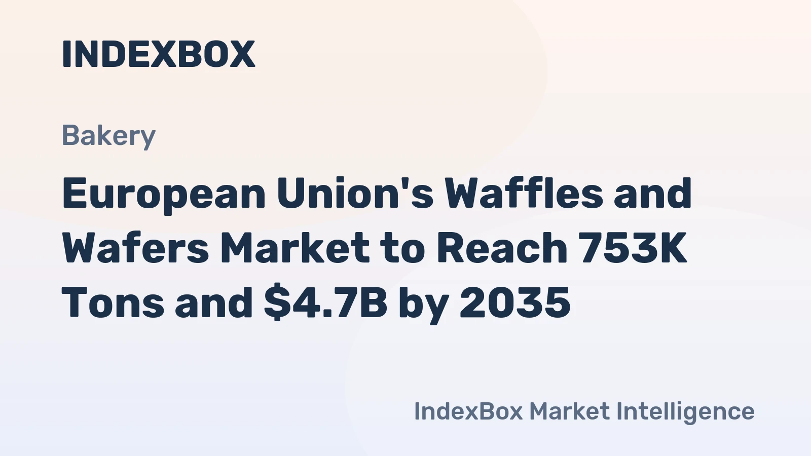 European Union's Waffles and Wafers Market to Reach 753K Tons and $4.7B by 2035