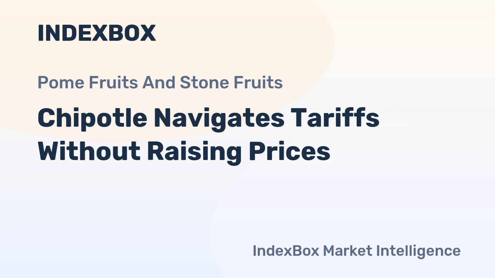 Chipotle Navigates Tariffs Without Raising Prices
