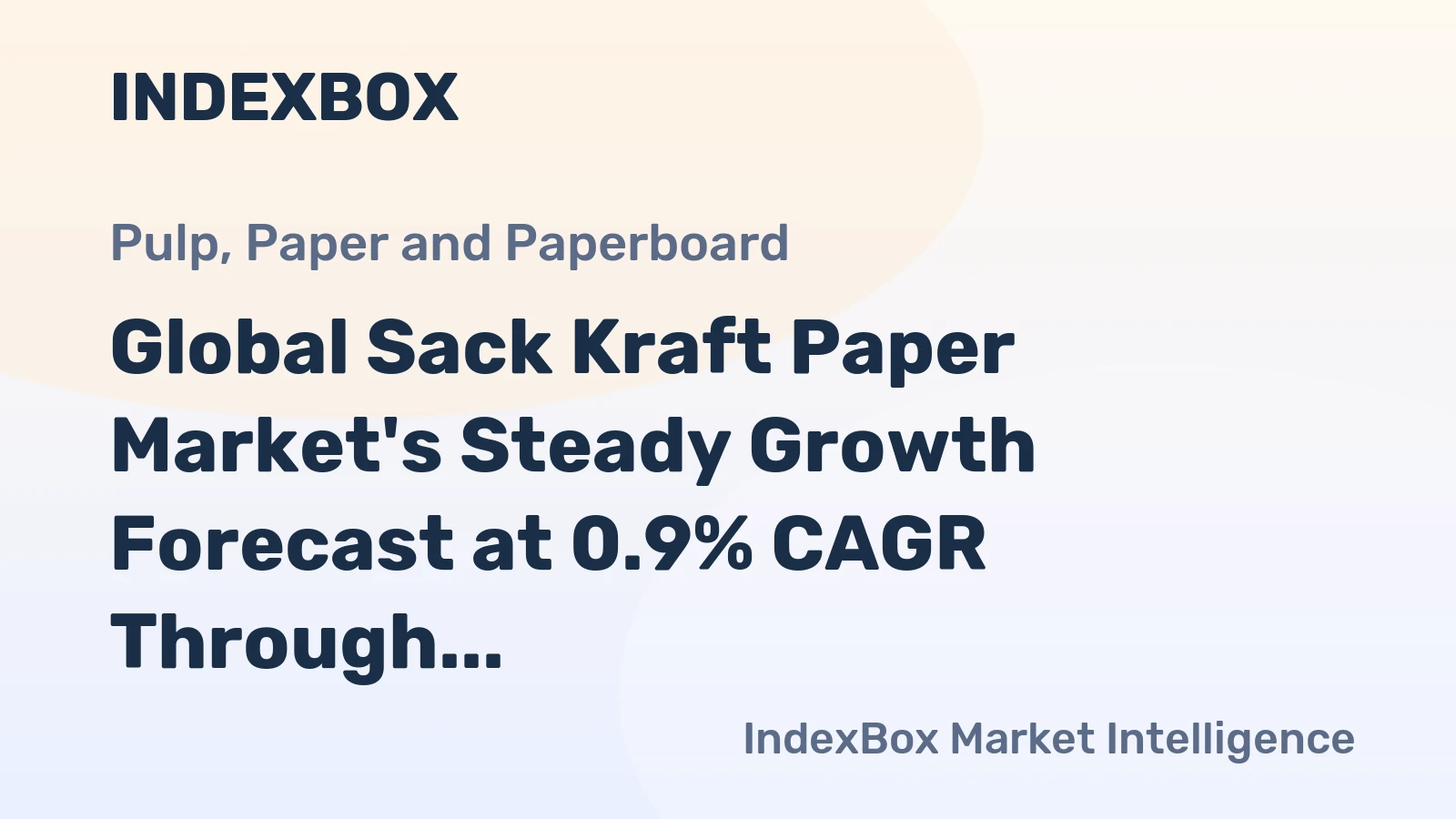 Global Sack Kraft Paper Market's Steady Growth Forecast at 0.9% CAGR Through 2035