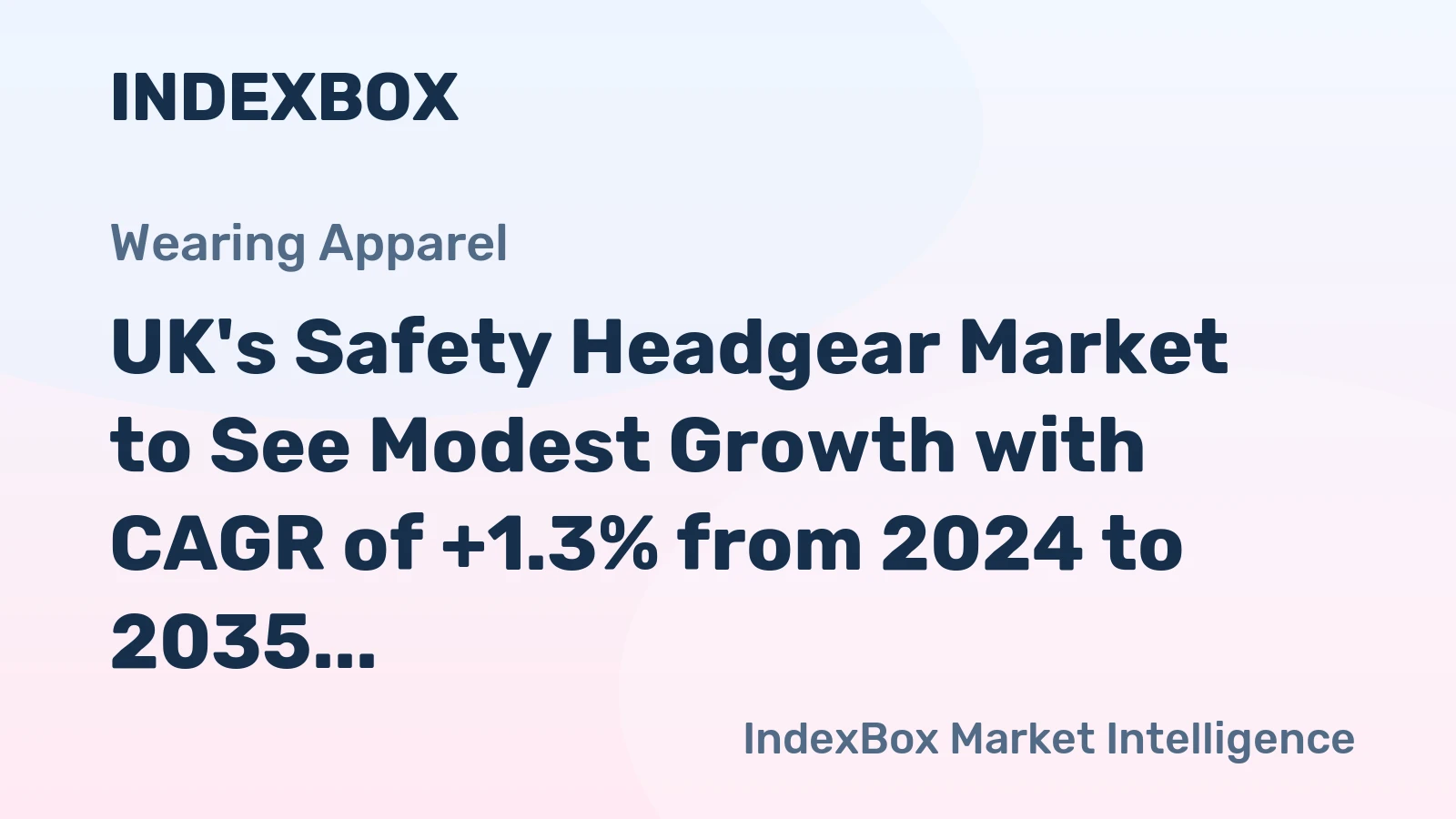 UK's Safety Headgear Market to See Modest Growth with CAGR of +1.3% from 2024 to 2035