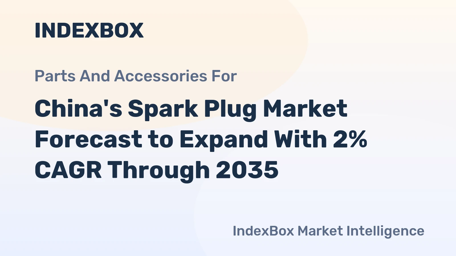 China's Spark Plug Market Forecast to Expand With 2% CAGR Through 2035