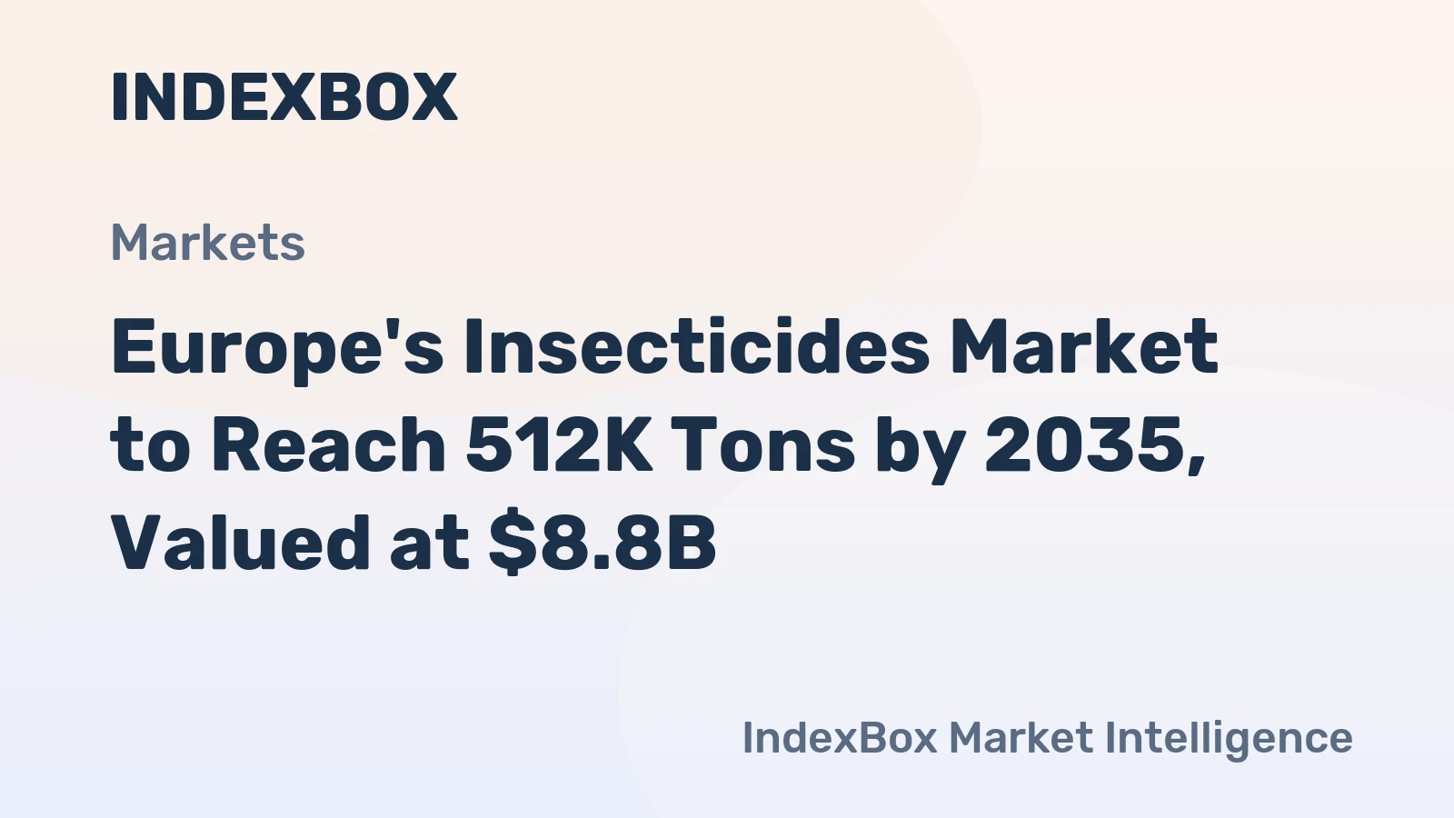 Europe's Insecticides Market to Reach 512K Tons by 2035, Valued at $8.8B