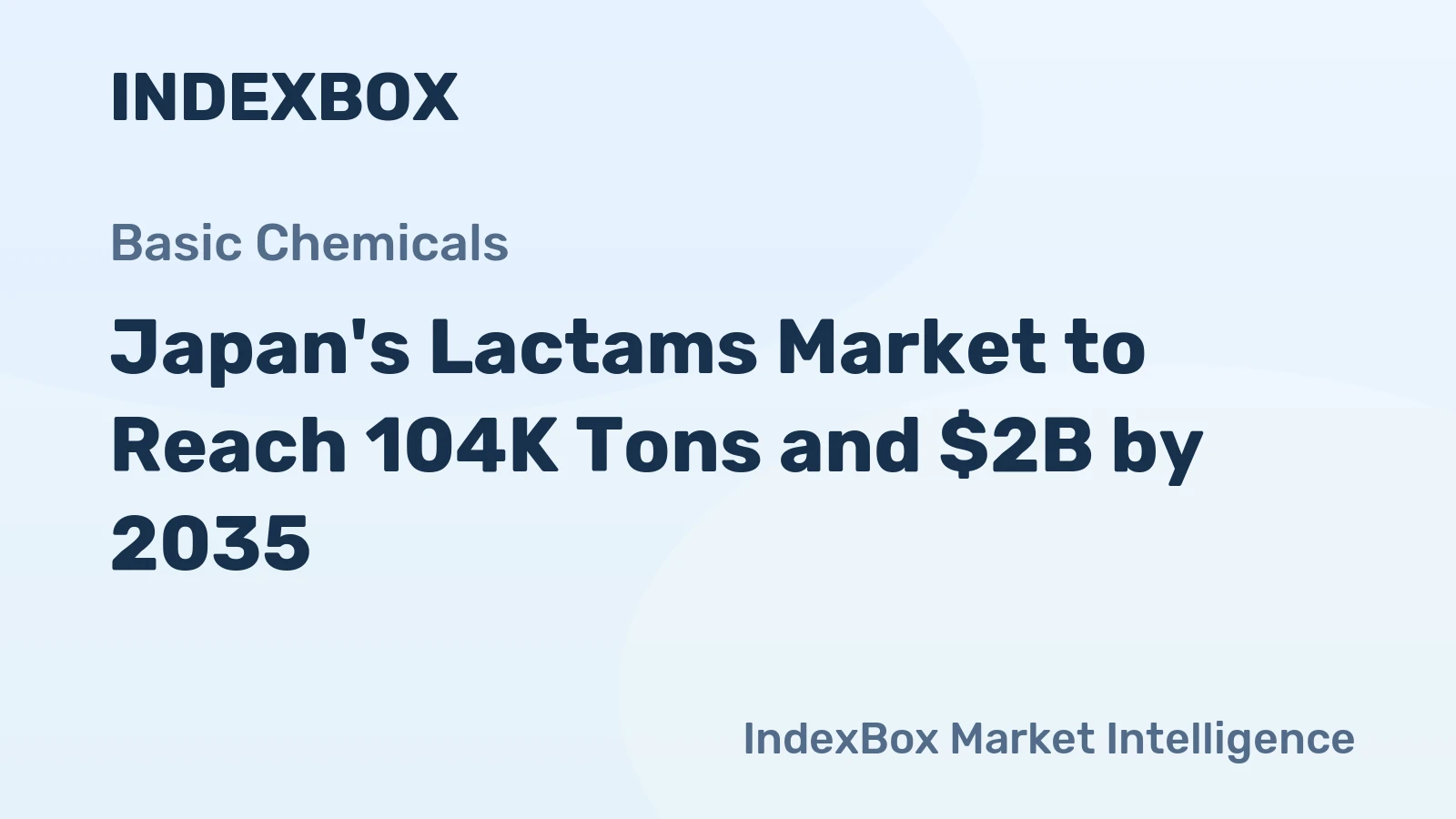 Japan's Lactams Market to Reach 104K Tons and $2B by 2035