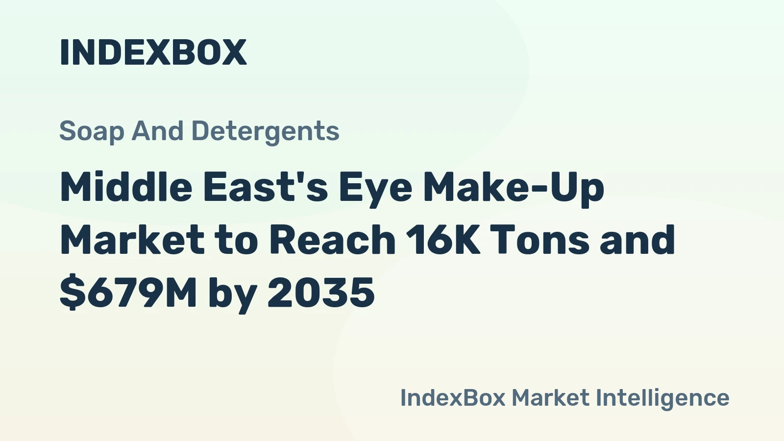 Middle East's Eye Make-Up Market to Reach 16K Tons and $679M by 2035