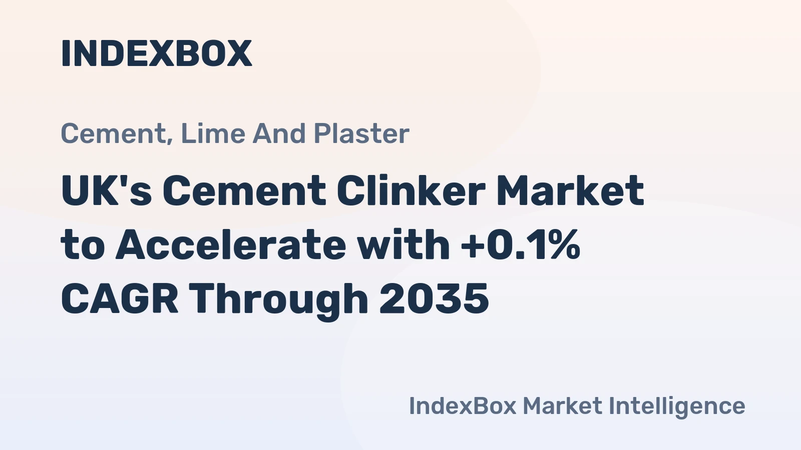 UK's Cement Clinker Market to Accelerate with +0.1% CAGR Through 2035
