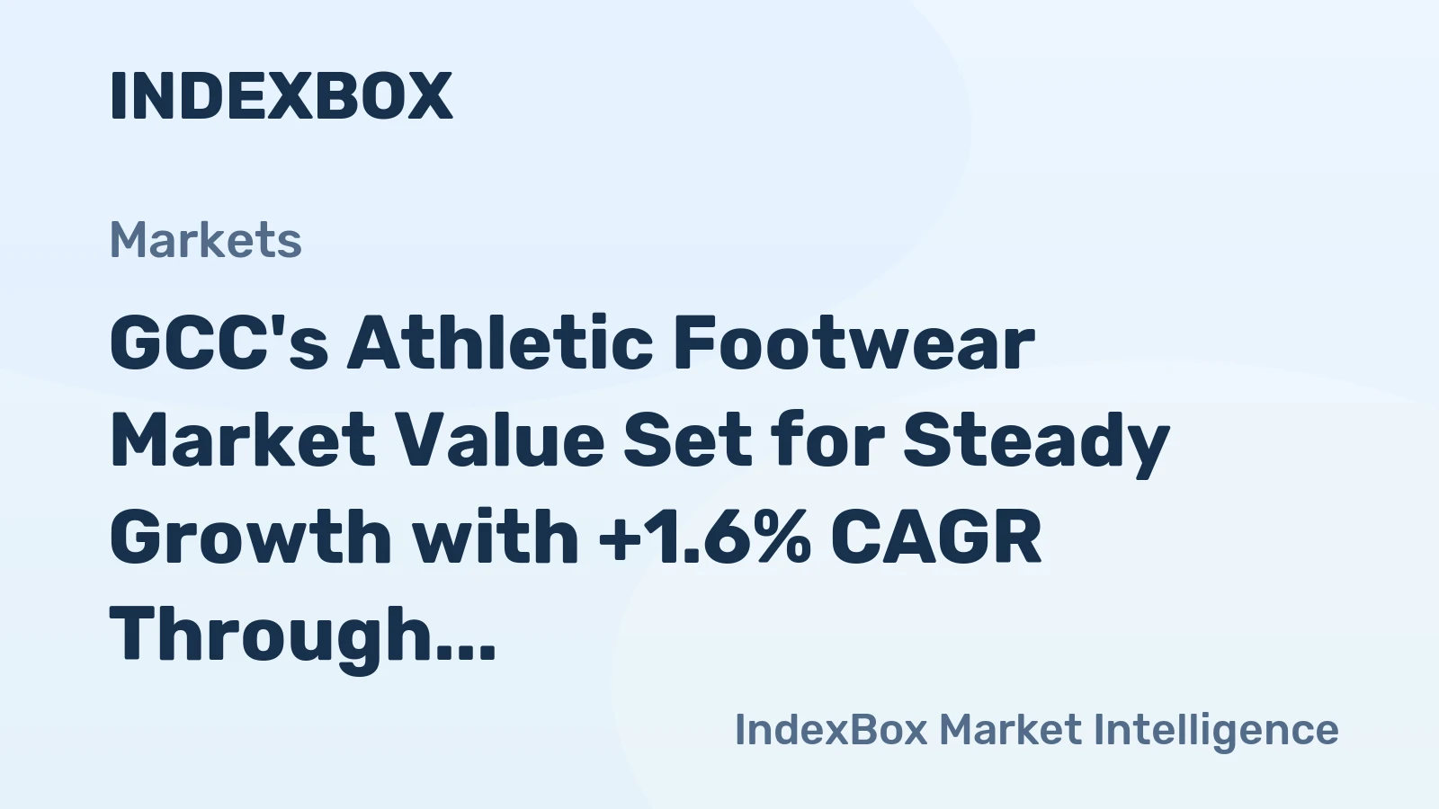 GCC's Athletic Footwear Market Value Set for Steady Growth with +1.6% CAGR Through 2035