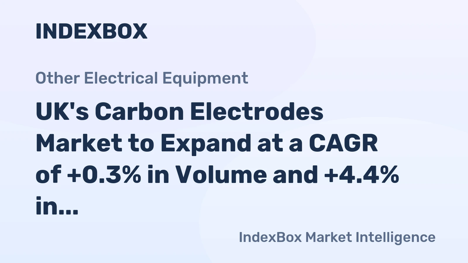 UK's Carbon Electrodes Market to Expand at a CAGR of +0.3% in Volume and +4.4% in Value from 2024 to 2035