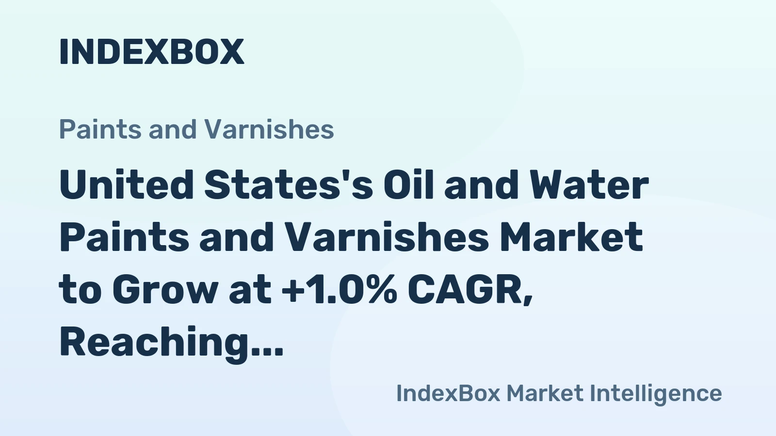 United States's Oil and Water Paints and Varnishes Market to Grow at +1.0% CAGR, Reaching 186K Tons by 2035