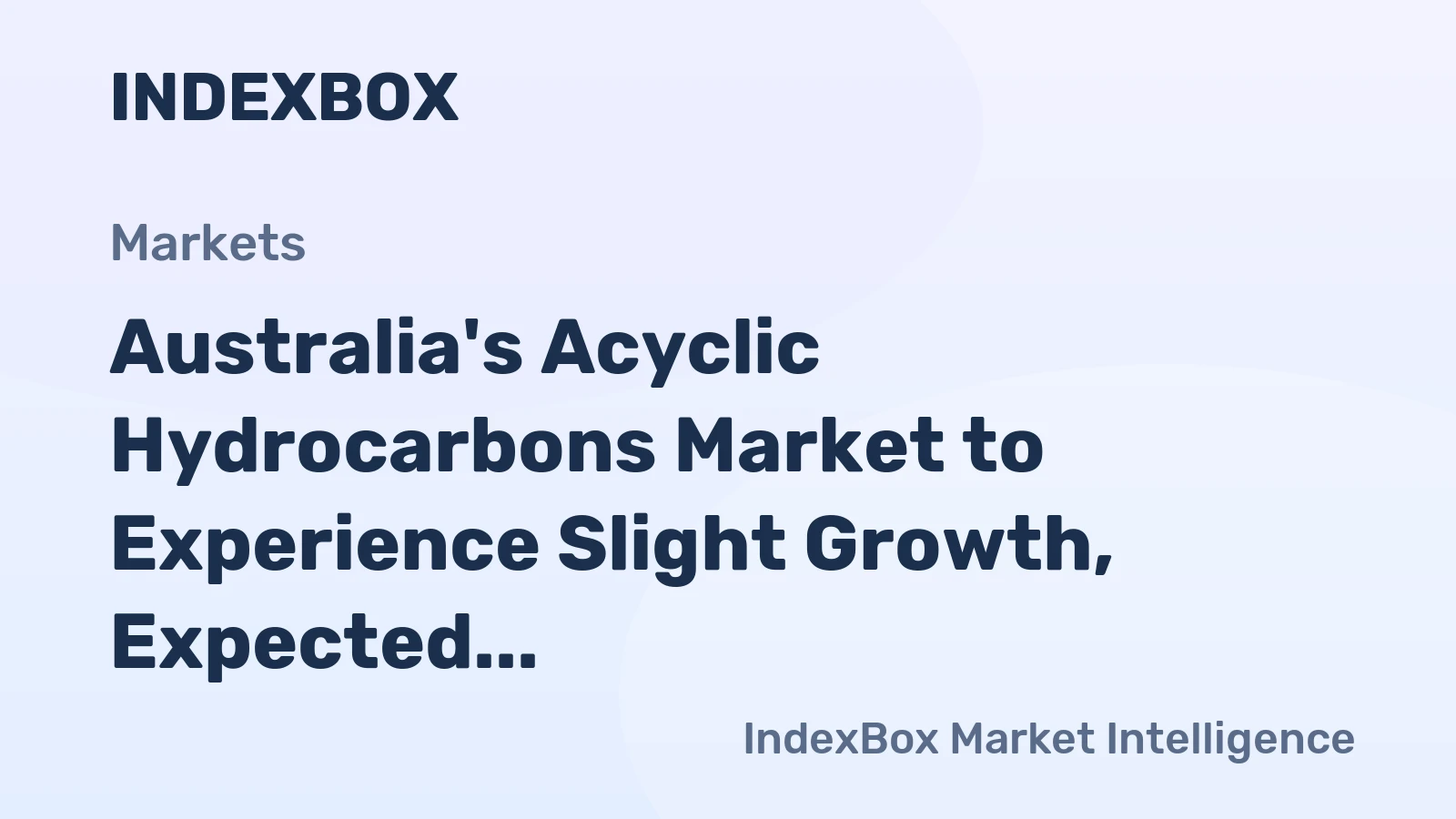 Australia's Acyclic Hydrocarbons Market to Experience Slight Growth, Expected to Reach 9.5K tons and $23M by 2035