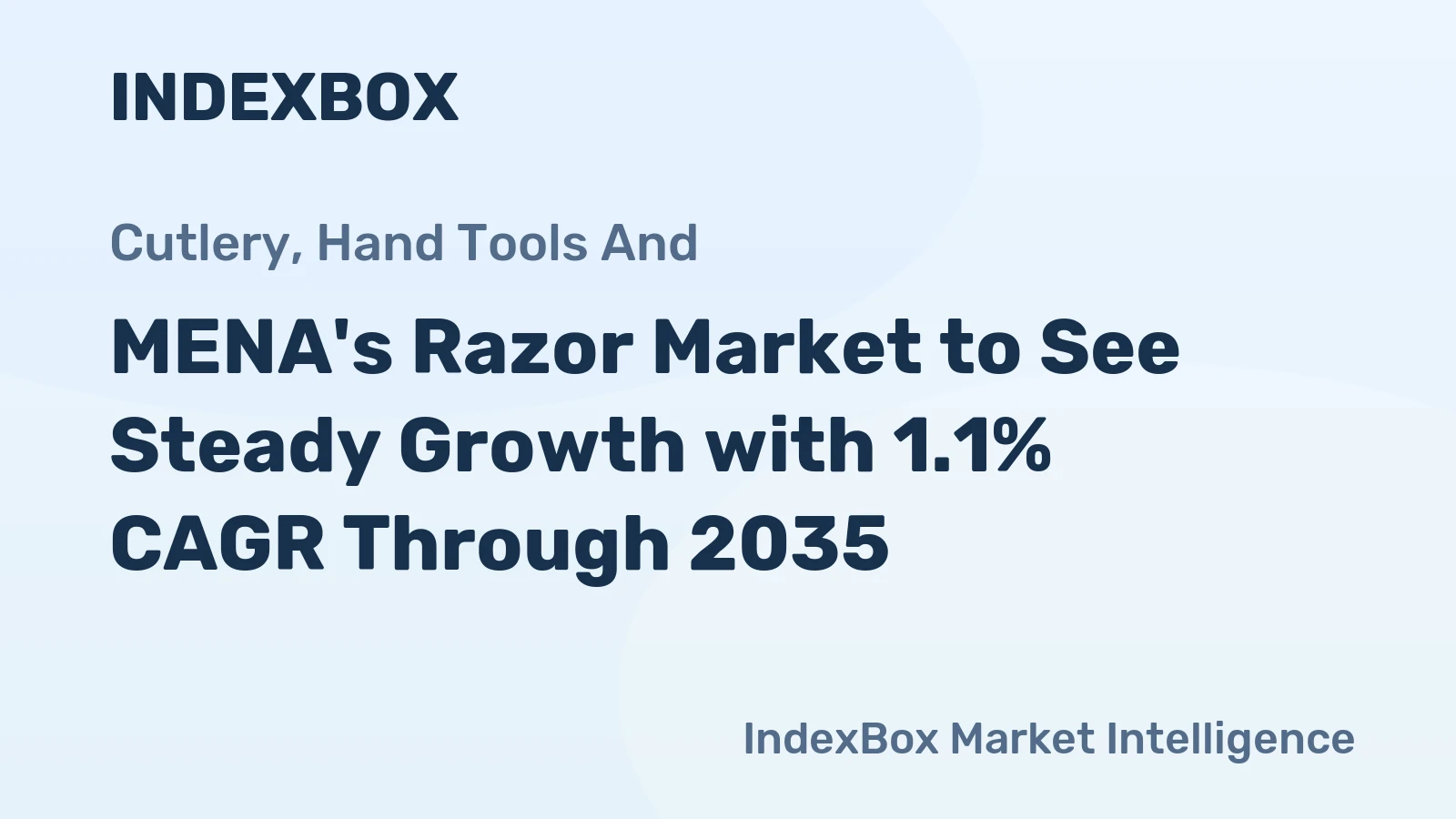 MENA's Razor Market to See Steady Growth with 1.1% CAGR Through 2035
