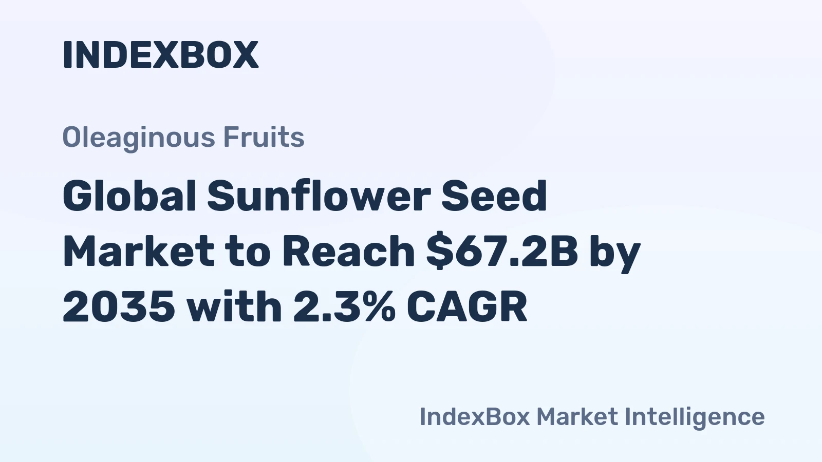 Global Sunflower Seed Market to Reach $67.2B by 2035 with 2.3% CAGR