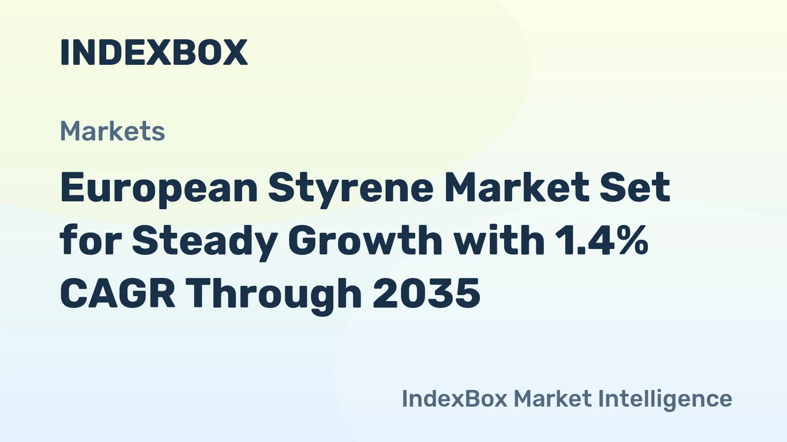 European Styrene Market Set for Steady Growth with 1.4% CAGR Through 2035