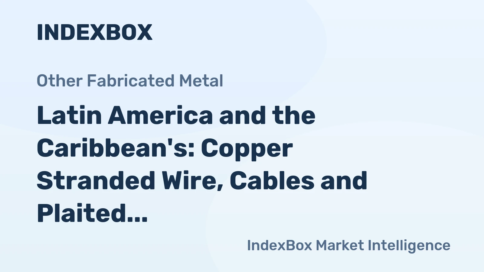 Latin America and the Caribbean's: Copper Stranded Wire, Cables and Plaited Bands market to grow at a modest CAGR of +1.0%, reaching 195K tons by 2035.