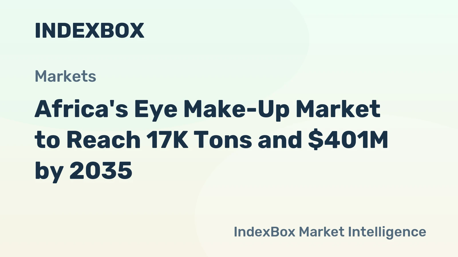 Africa's Eye Make-Up Market to Reach 17K Tons and $401M by 2035