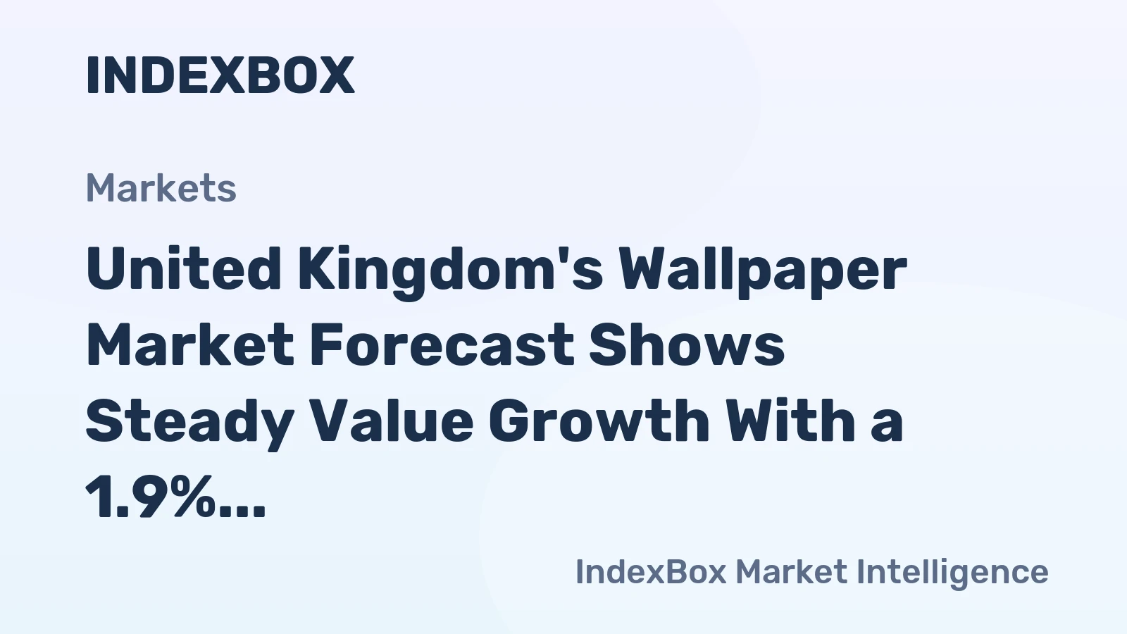 United Kingdom's Wallpaper Market Forecast Shows Steady Value Growth With a 1.9% CAGR Through 2035