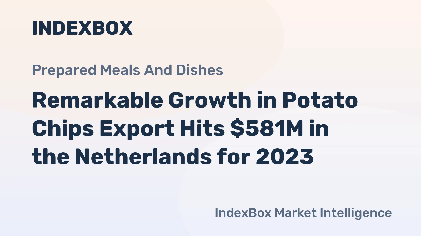 Remarkable Growth in Potato Chips Export Hits $581M in the Netherlands for 2023