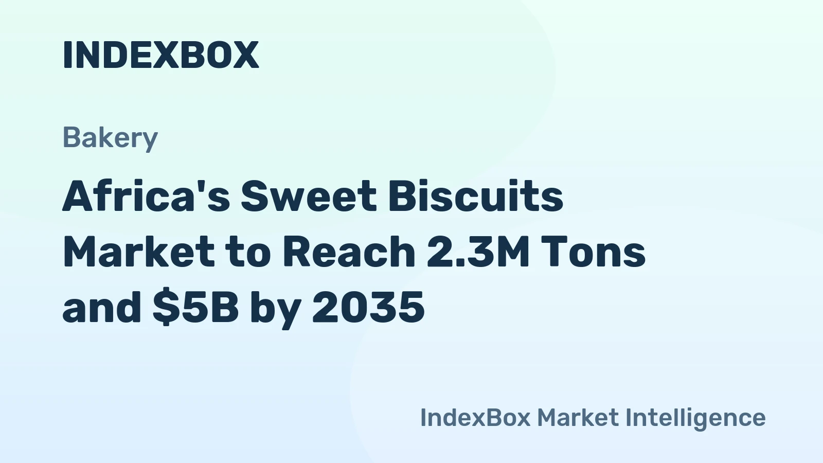 Africa's Sweet Biscuits Market to Reach 2.3M Tons and $5B by 2035