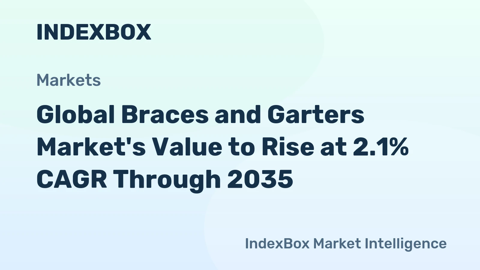 Global Braces and Garters Market's Value to Rise at 2.1% CAGR Through 2035