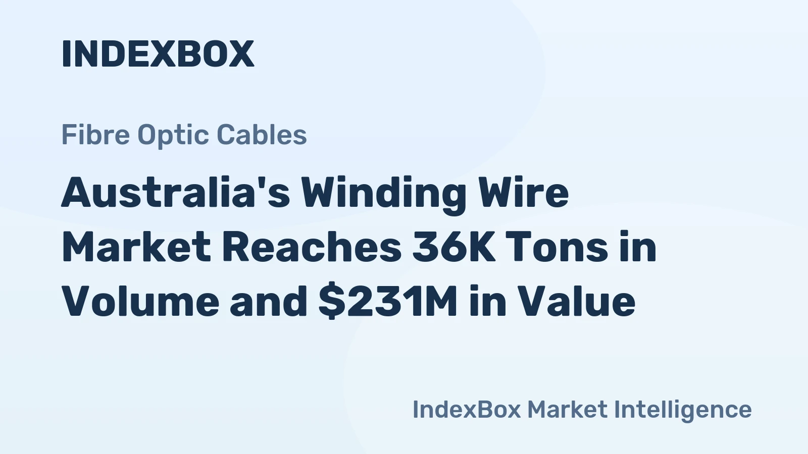 Australia's Winding Wire Market Reaches 36K Tons in Volume and $231M in Value