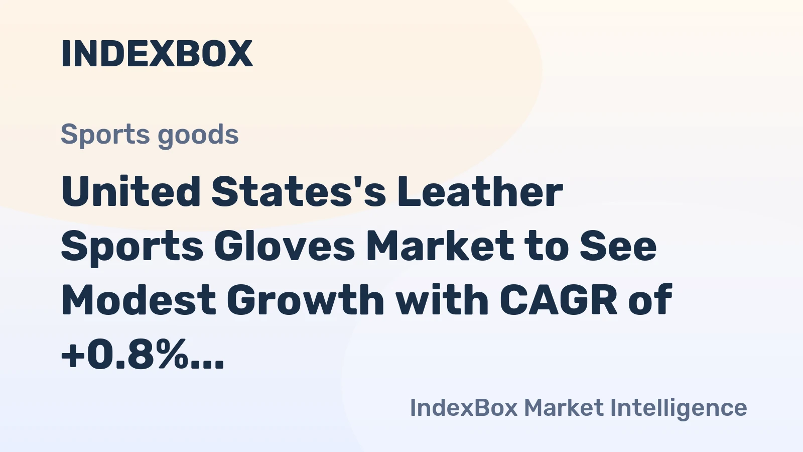 United States's Leather Sports Gloves Market to See Modest Growth with CAGR of +0.8%
