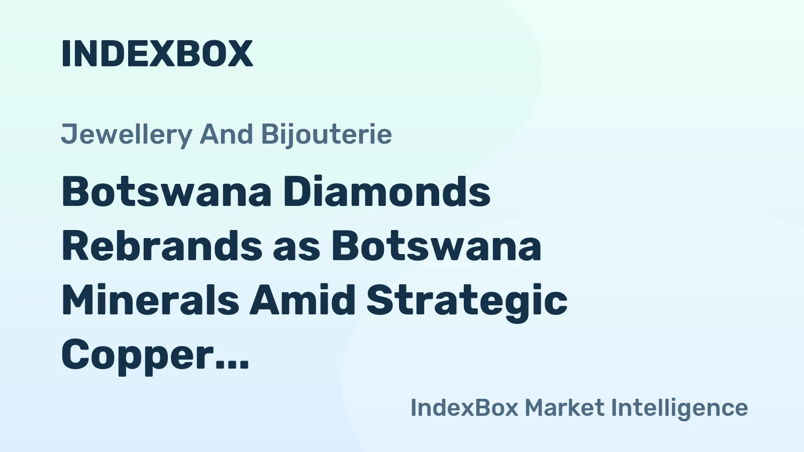 Botswana Diamonds Rebrands as Botswana Minerals Amid Strategic Copper Expansion