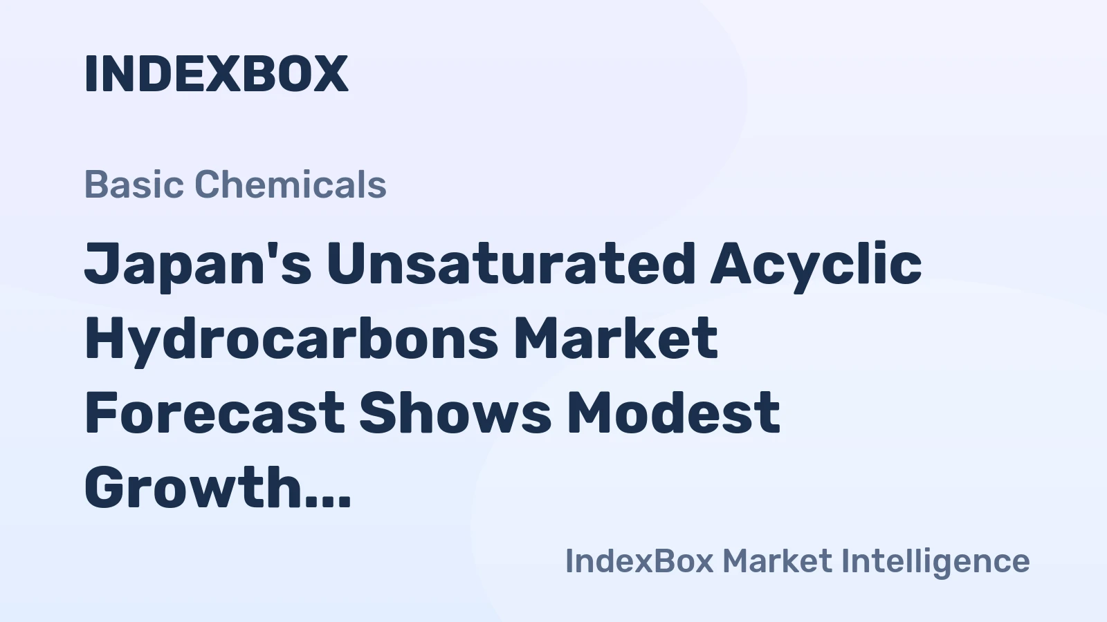 Japan's Unsaturated Acyclic Hydrocarbons Market Forecast Shows Modest Growth with 1.8% CAGR Through 2035