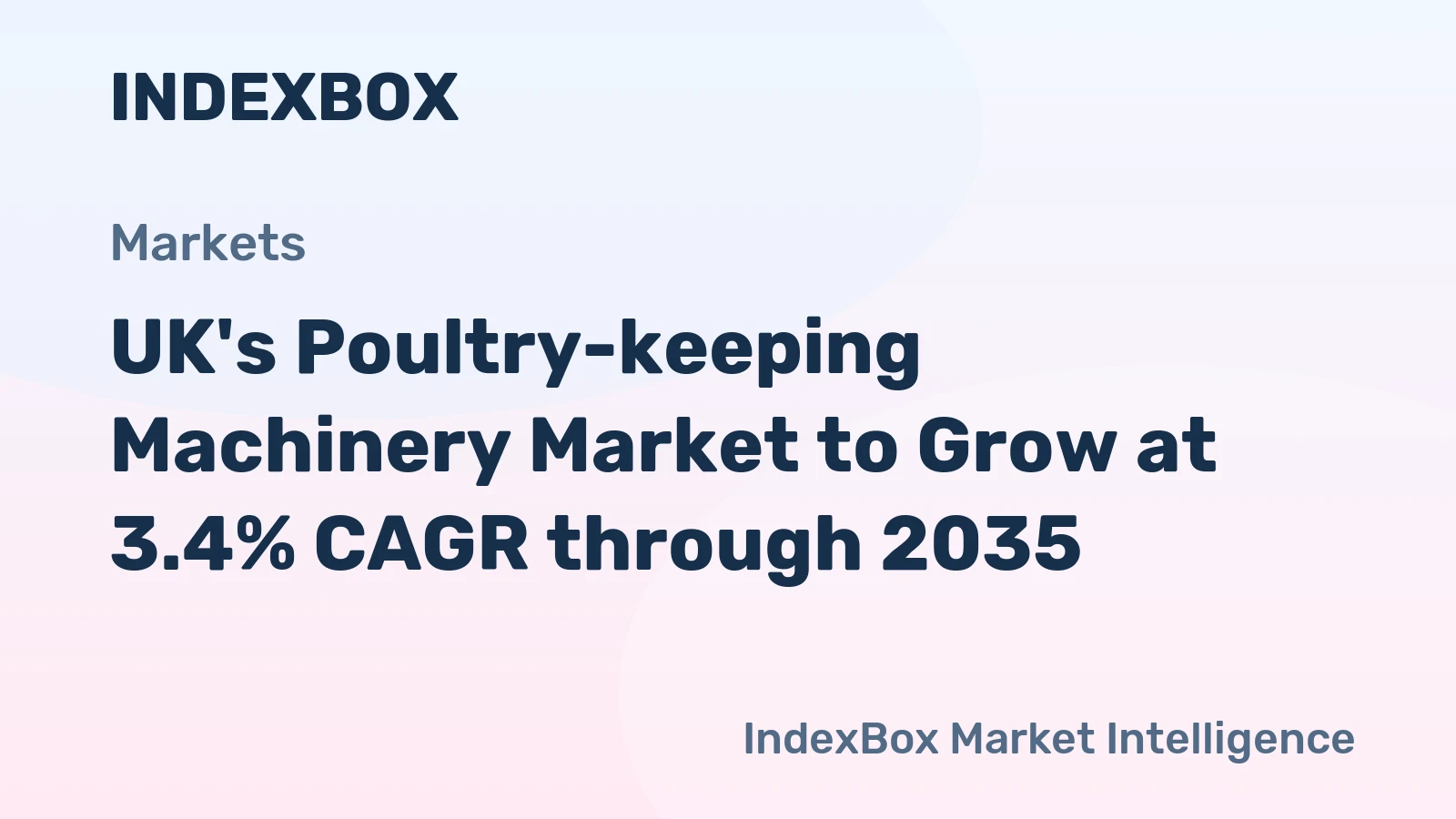 UK's Poultry-keeping Machinery Market to Grow at 3.4% CAGR through 2035