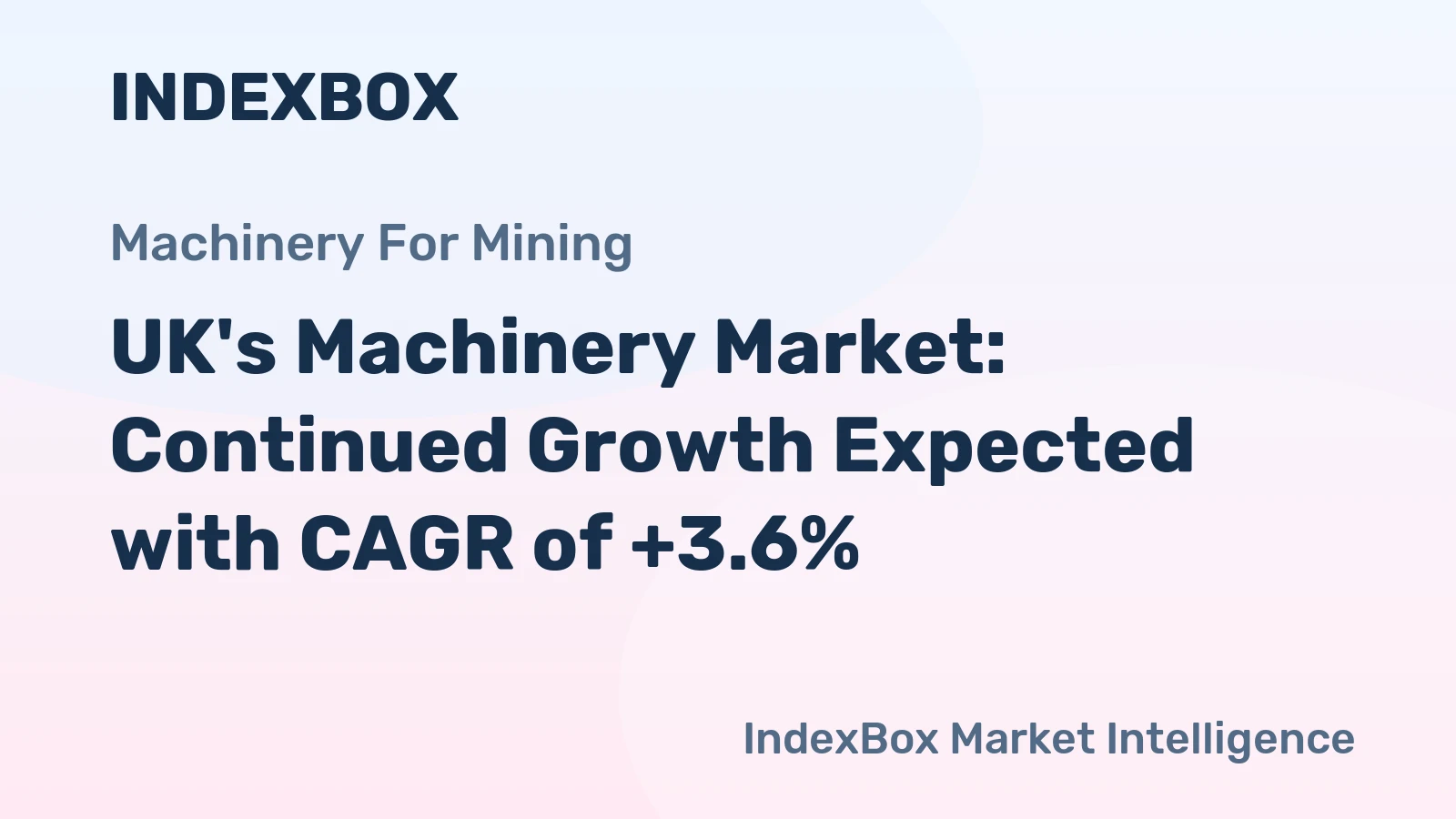 UK's Machinery Market: Continued Growth Expected with CAGR of +3.6%
