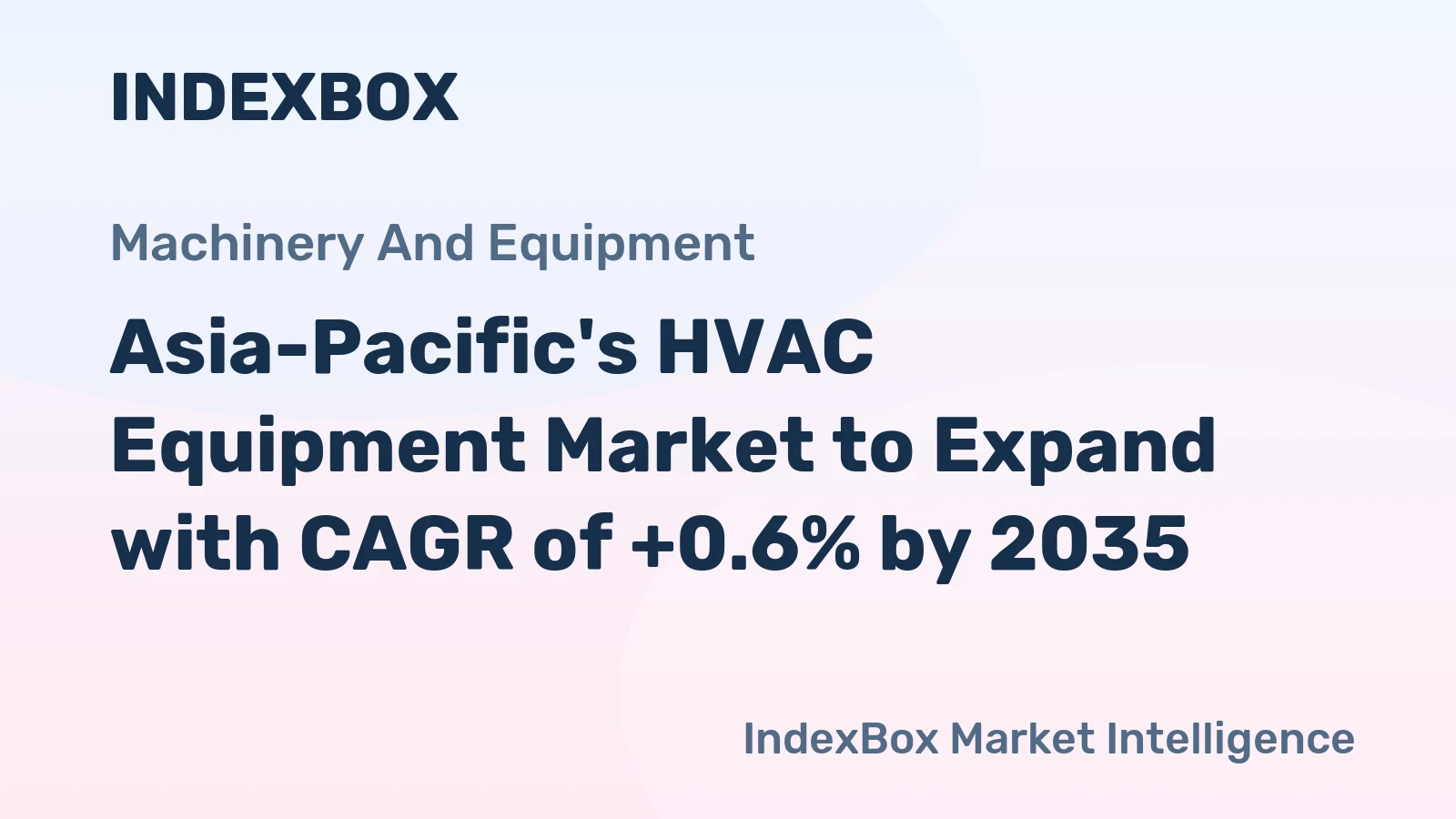 Asia-Pacific's HVAC Equipment Market to Expand with CAGR of +0.6% by 2035