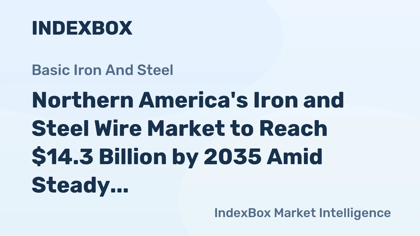 Northern America's Iron and Steel Wire Market to Reach $14.3 Billion by 2035 Amid Steady Volume Growth