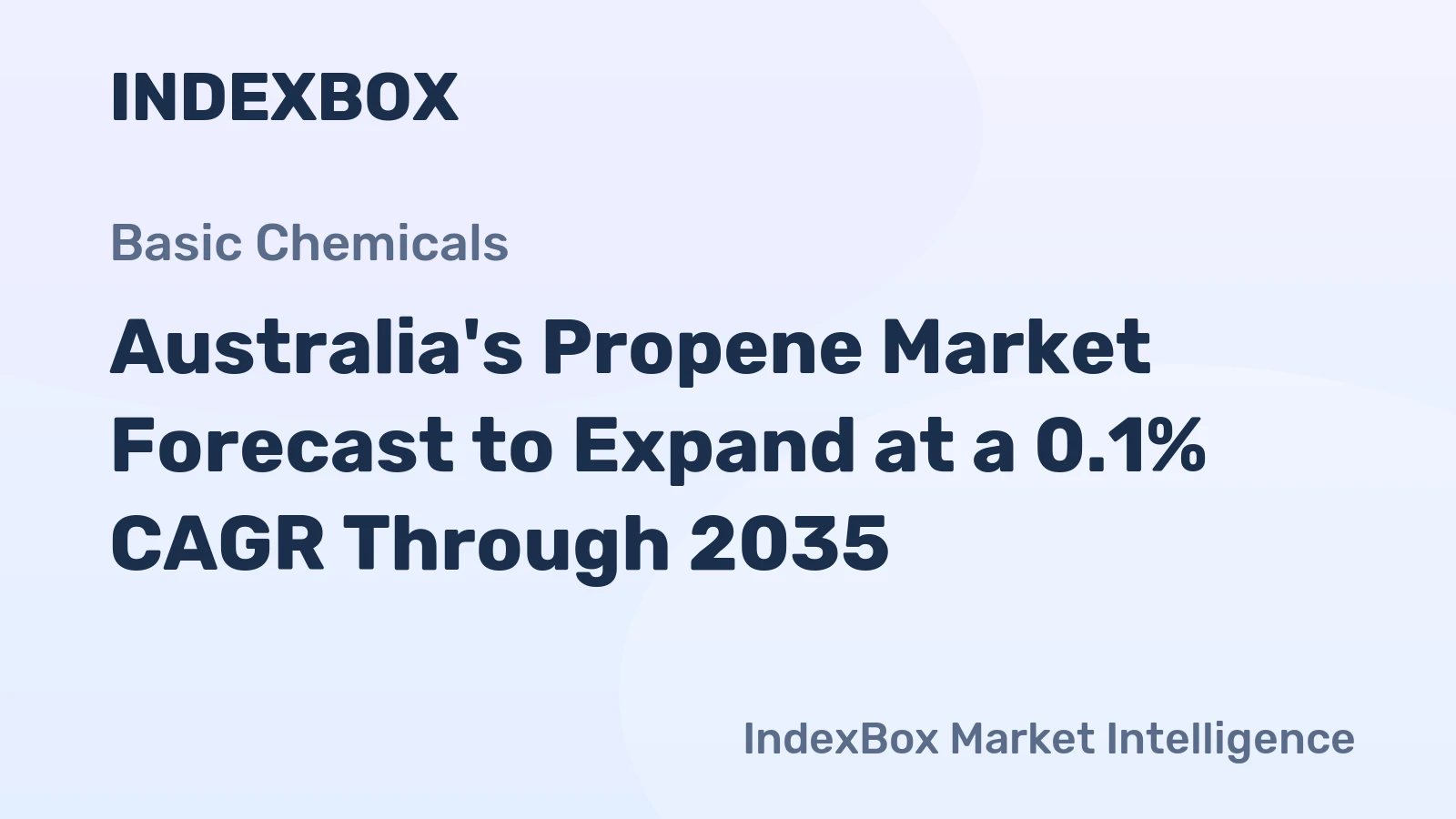 Australia's Propene Market Forecast to Expand at a 0.1% CAGR Through 2035