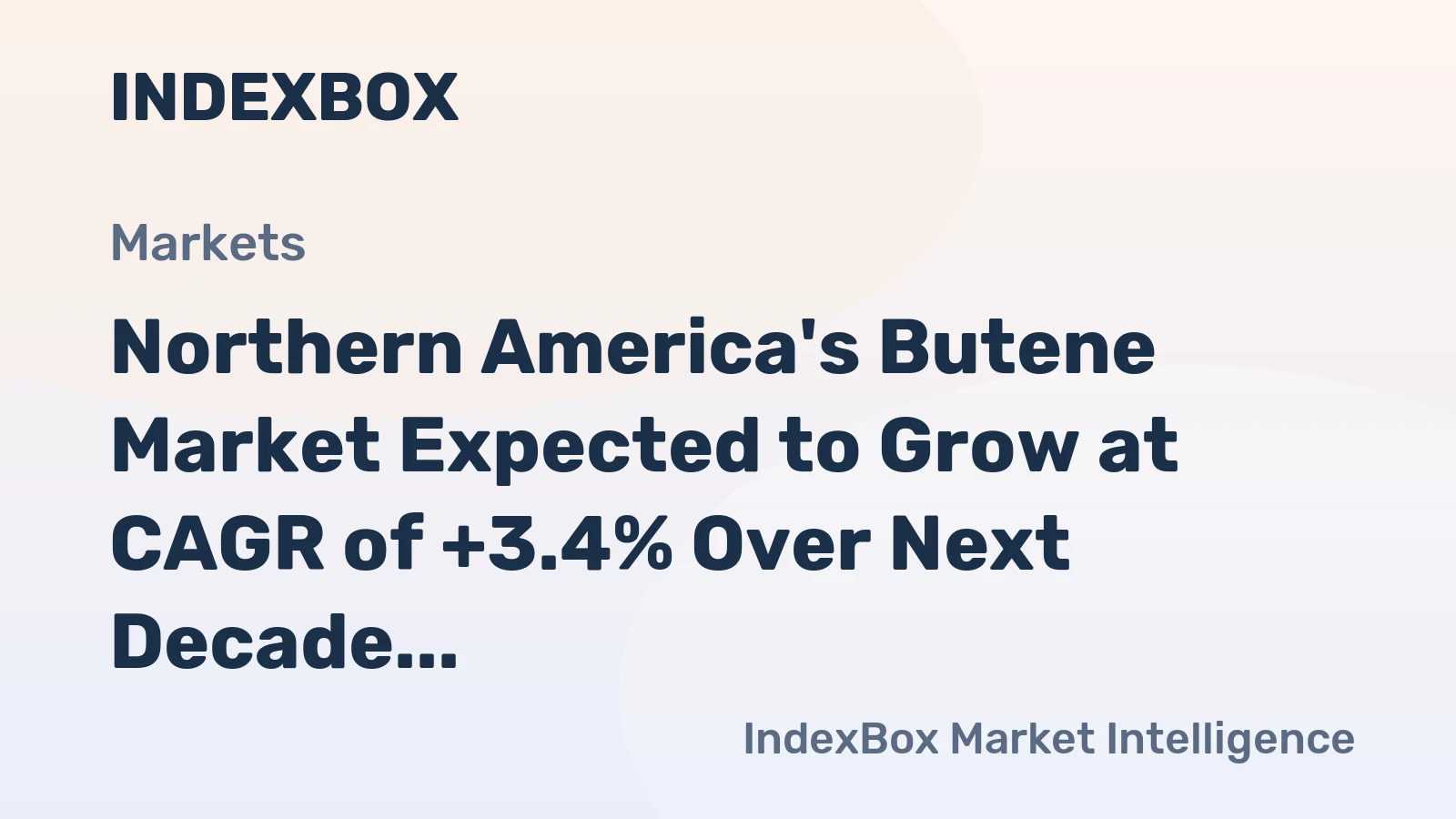 Northern America's Butene Market Expected to Grow at CAGR of +3.4% Over Next Decade