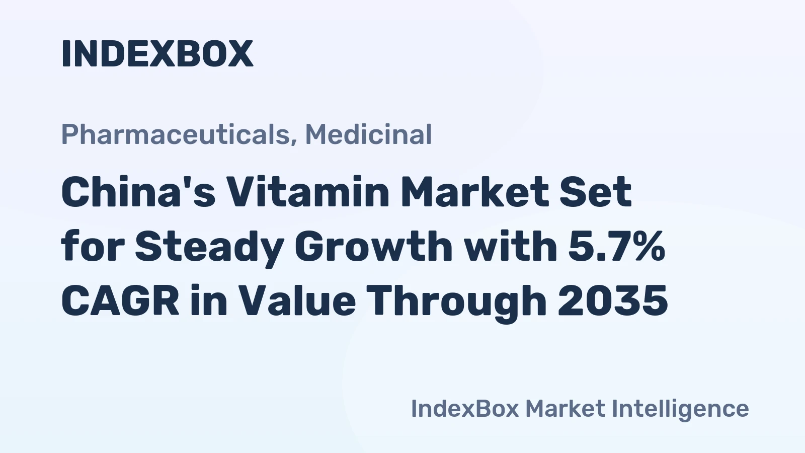 China's Vitamin Market Set for Steady Growth with 5.7% CAGR in Value Through 2035