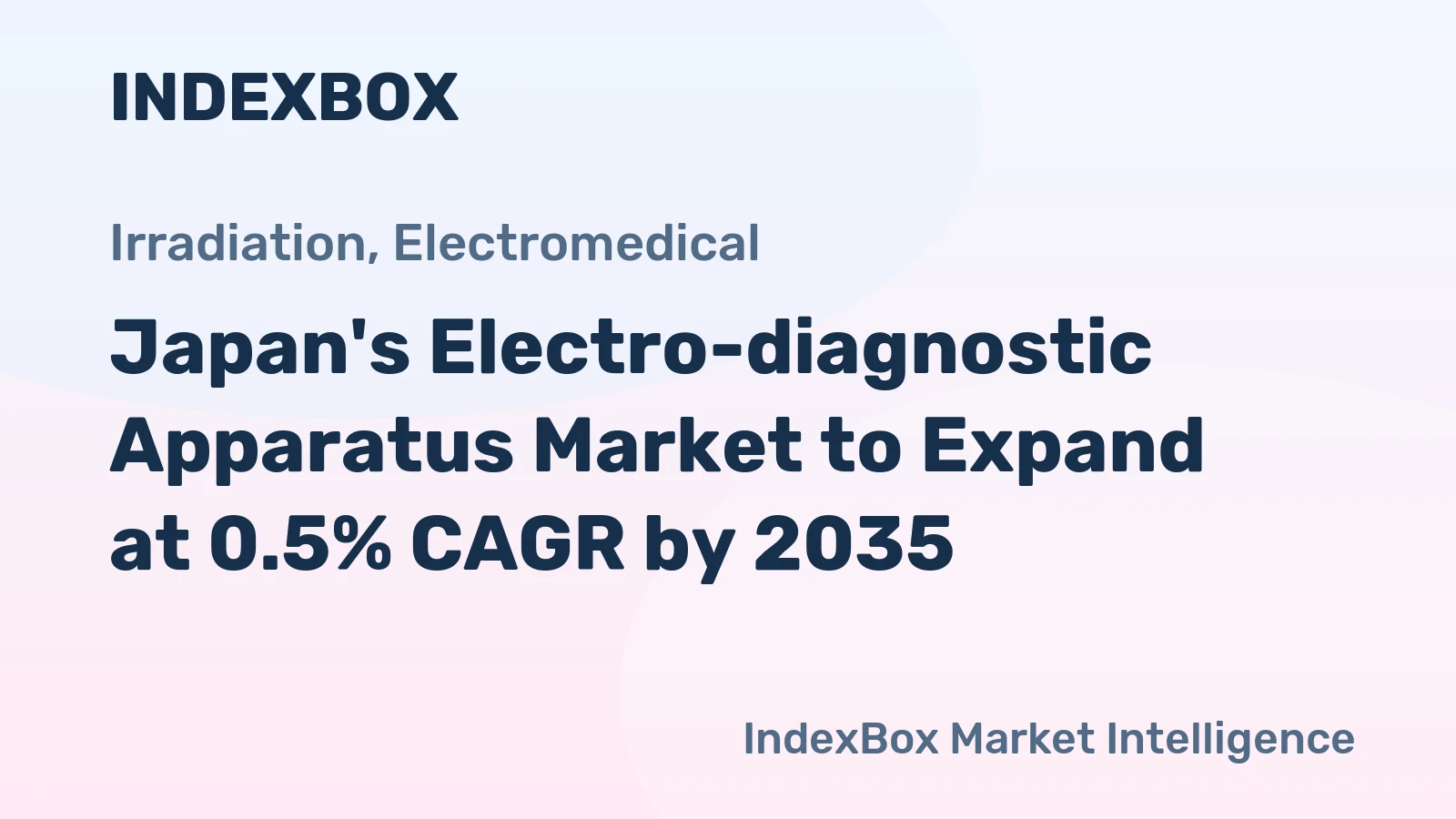 Japan's Electro-diagnostic Apparatus Market to Expand at 0.5% CAGR by 2035