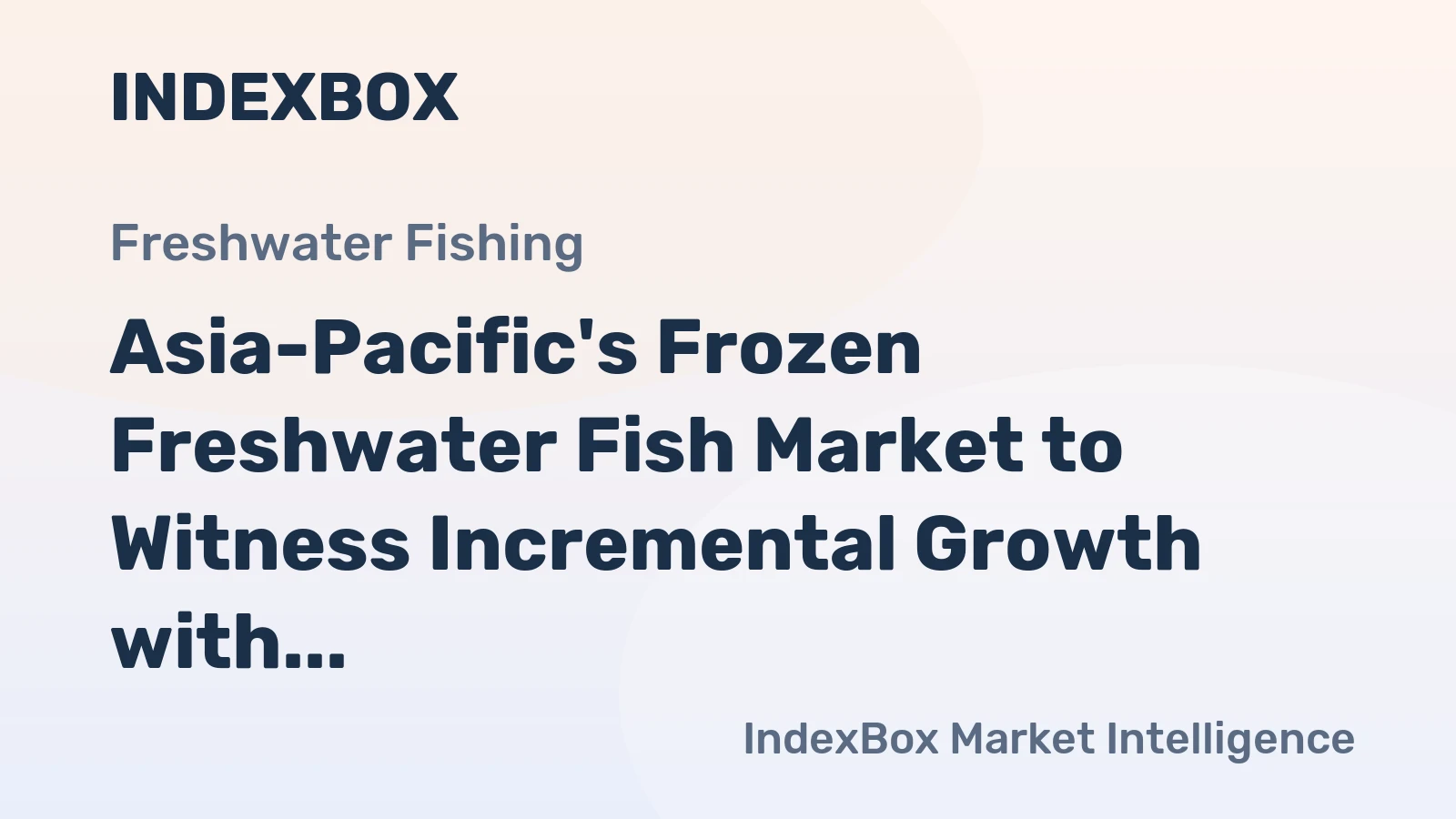 Asia-Pacific's Frozen Freshwater Fish Market to Witness Incremental Growth with 1.4M Tons by 2035