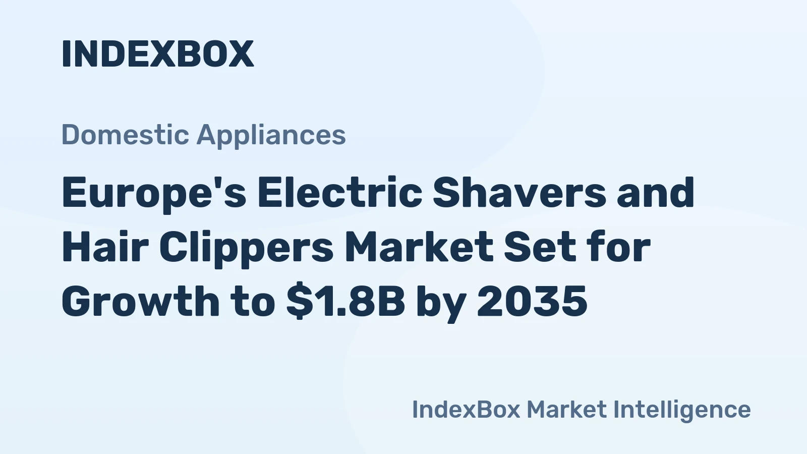 Europe's Electric Shavers and Hair Clippers Market Set for Growth to $1.8B by 2035