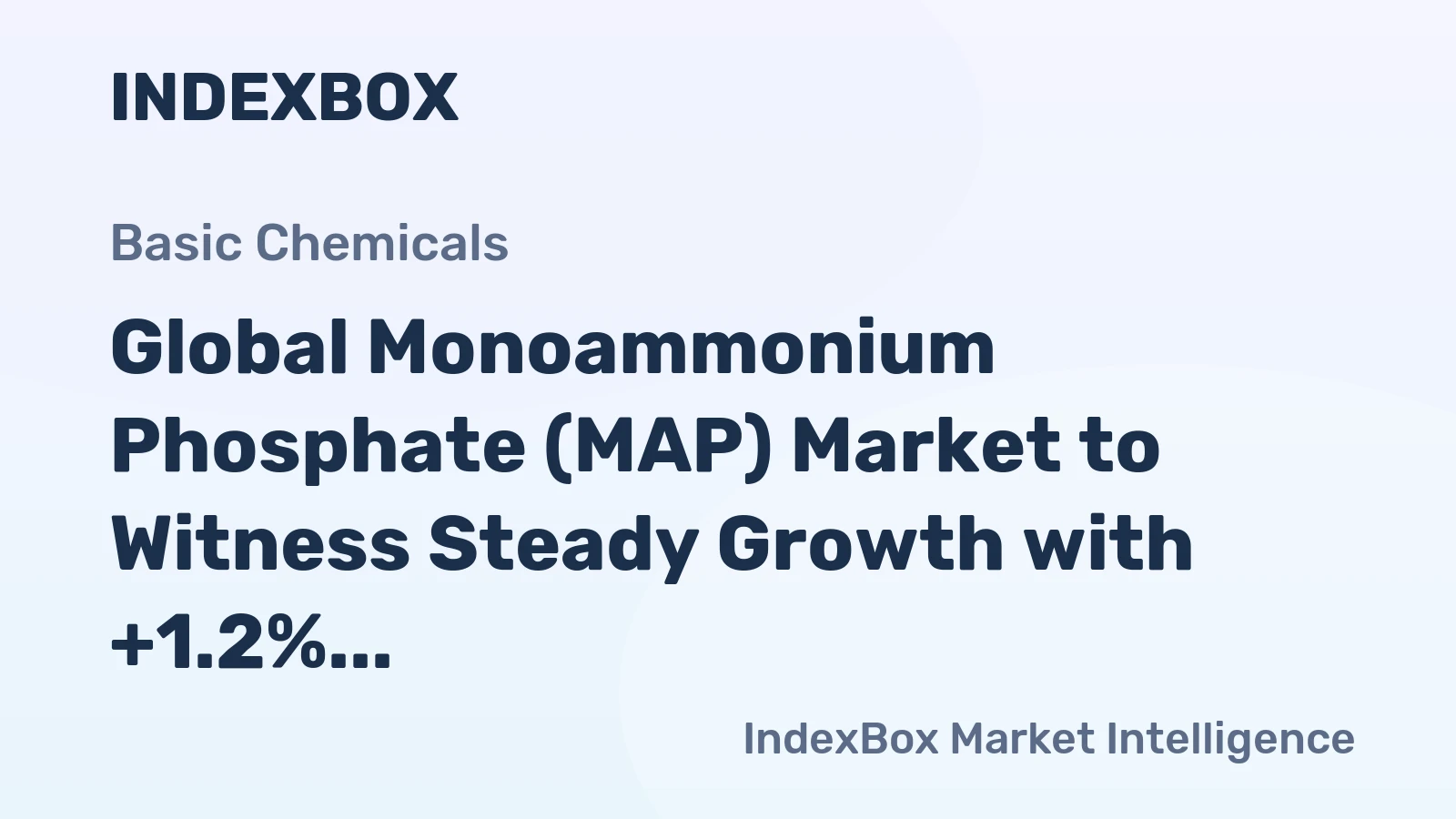Global Monoammonium Phosphate (MAP) Market to Witness Steady Growth with +1.2% CAGR, Reaching $35.5B by 2035