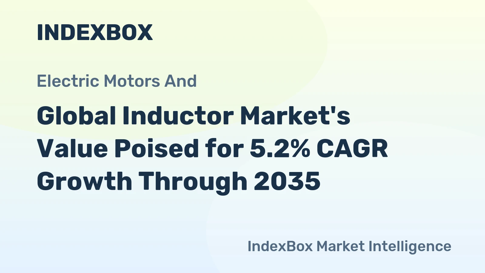 Global Inductor Market's Value Poised for 5.2% CAGR Growth Through 2035