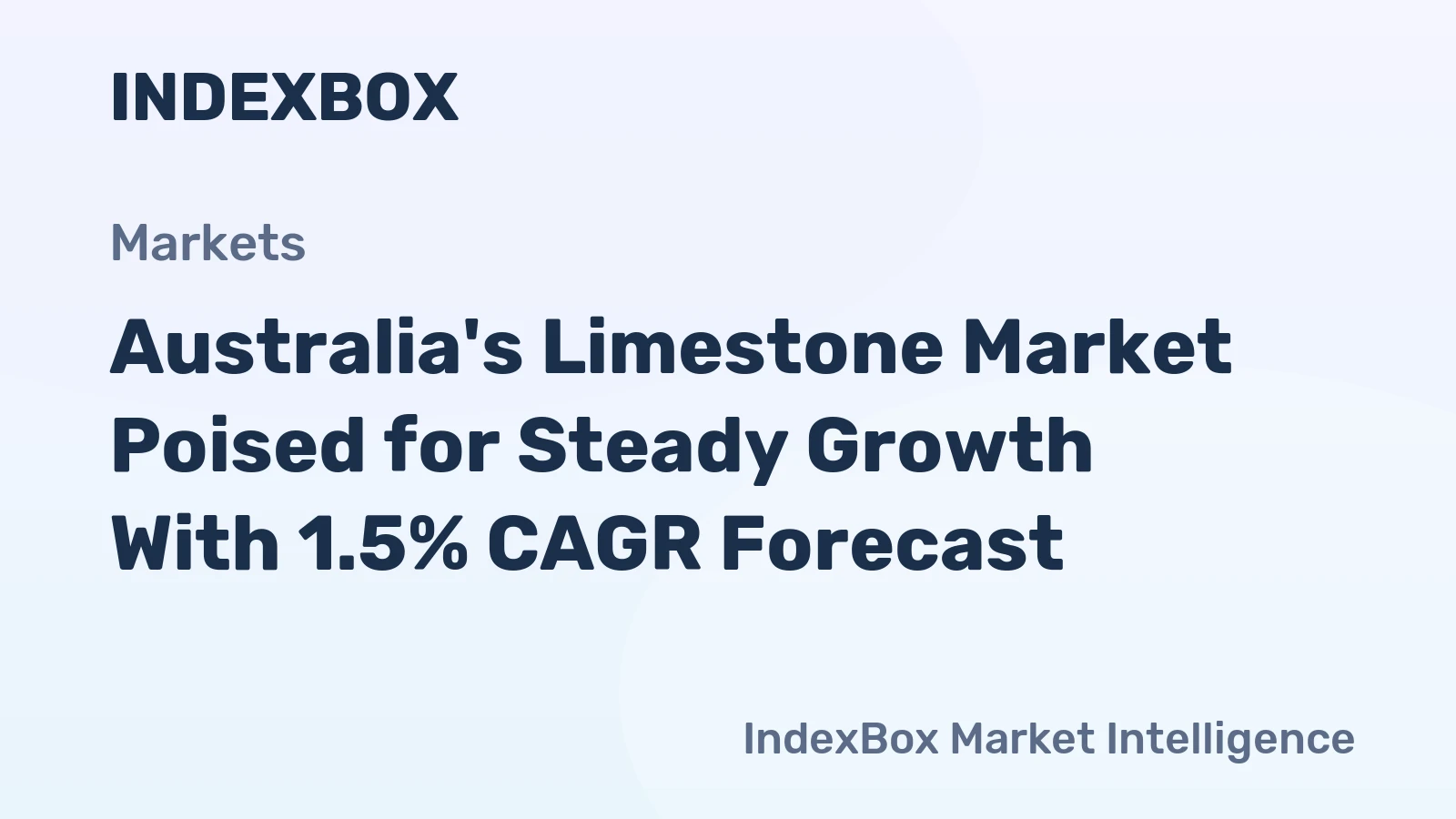 Australia's Limestone Market Poised for Steady Growth With 1.5% CAGR Forecast