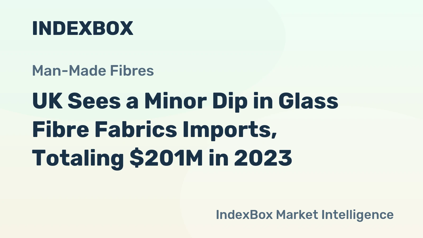 UK Sees a Minor Dip in Glass Fibre Fabrics Imports, Totaling $201M in 2023