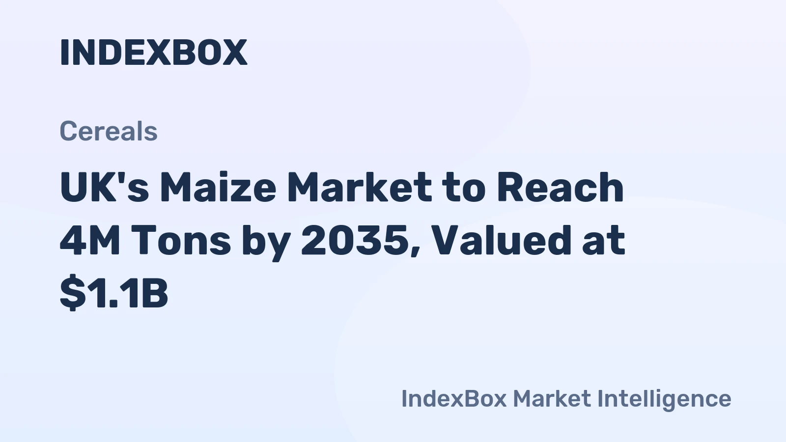 UK's Maize Market to Reach 4M Tons by 2035, Valued at $1.1B
